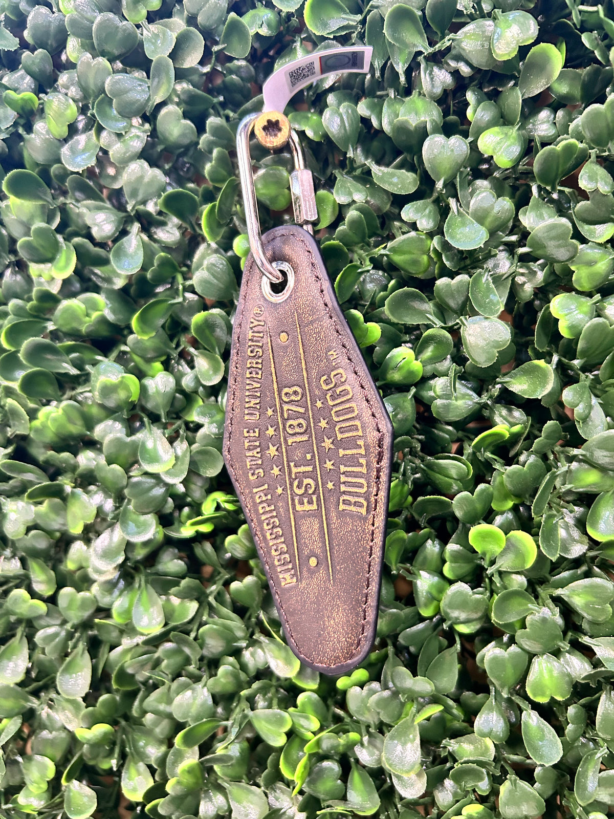 Collegiate Leather Diamond Key Fobs - 2 Styles! — Barlow Blue