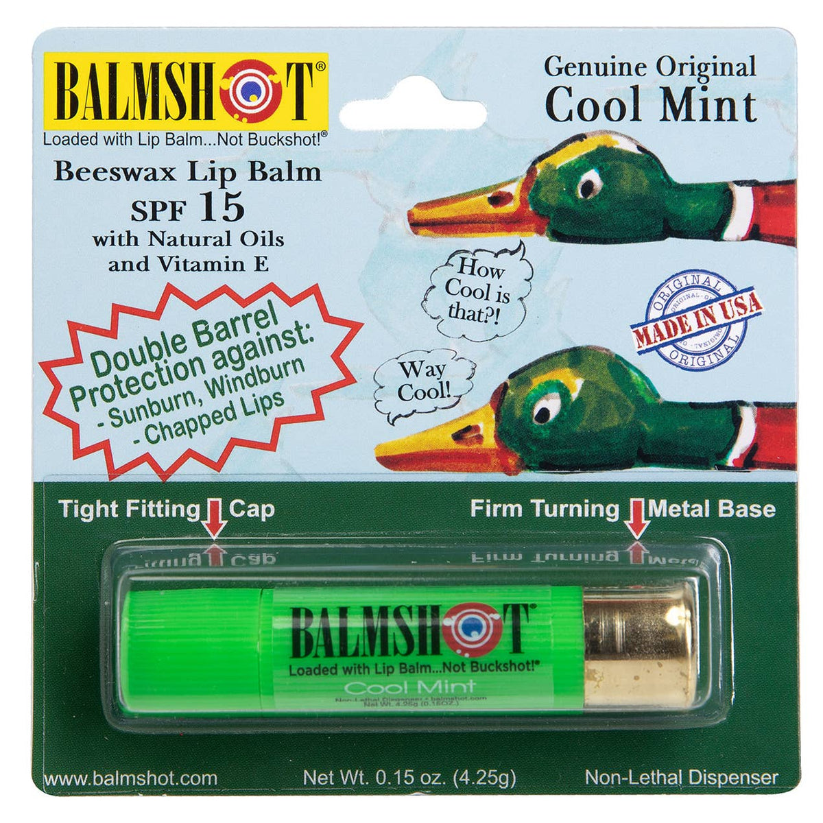 Cool Mint Beeswax Lip Balm in a Bullet — Barlow Blue