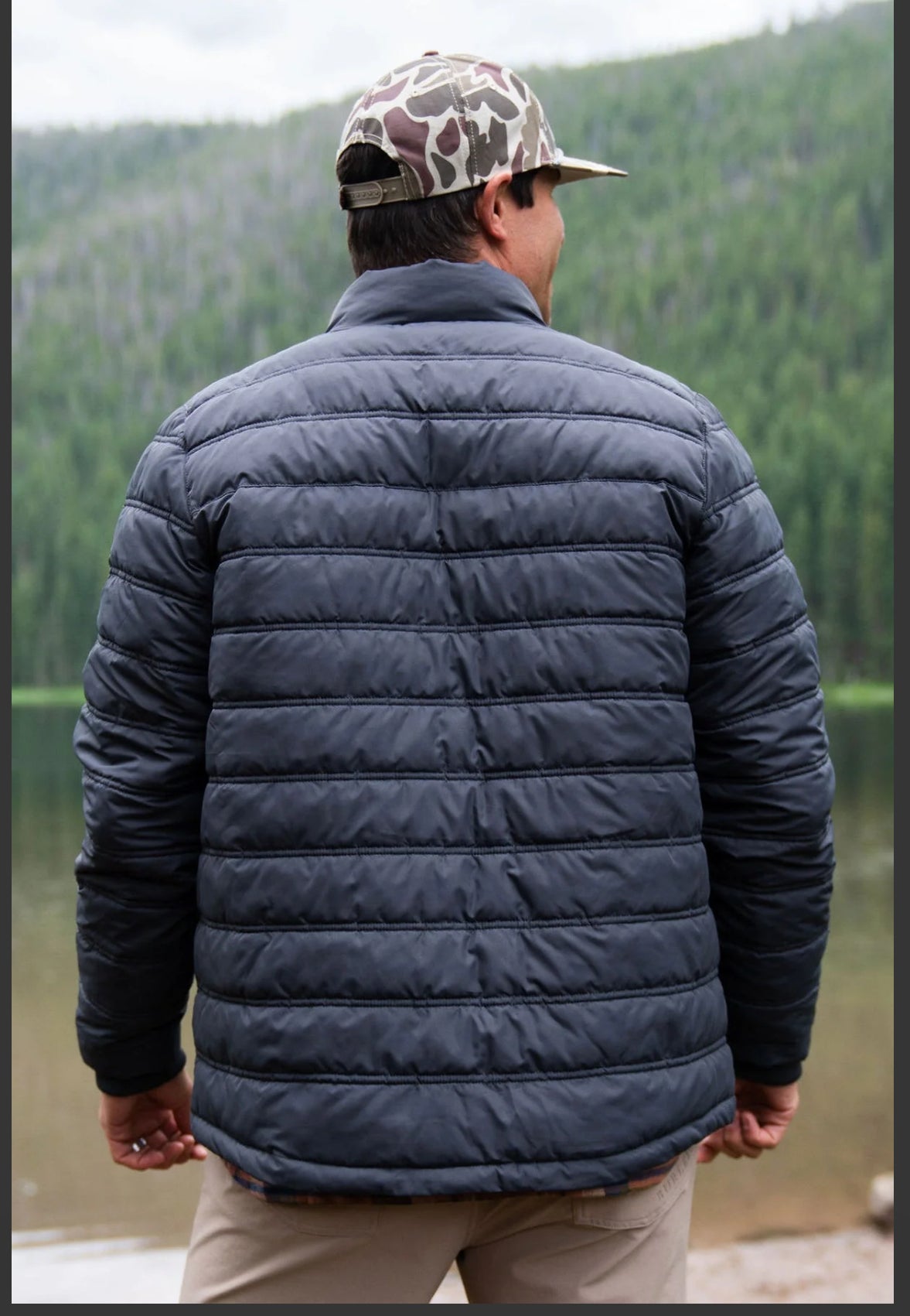 Puffer Jacket by Burlebo. Small Grey Only — Barlow Blue