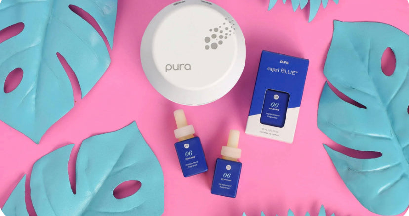 Volcano Pura Plug In Diffuser — Barlow Blue