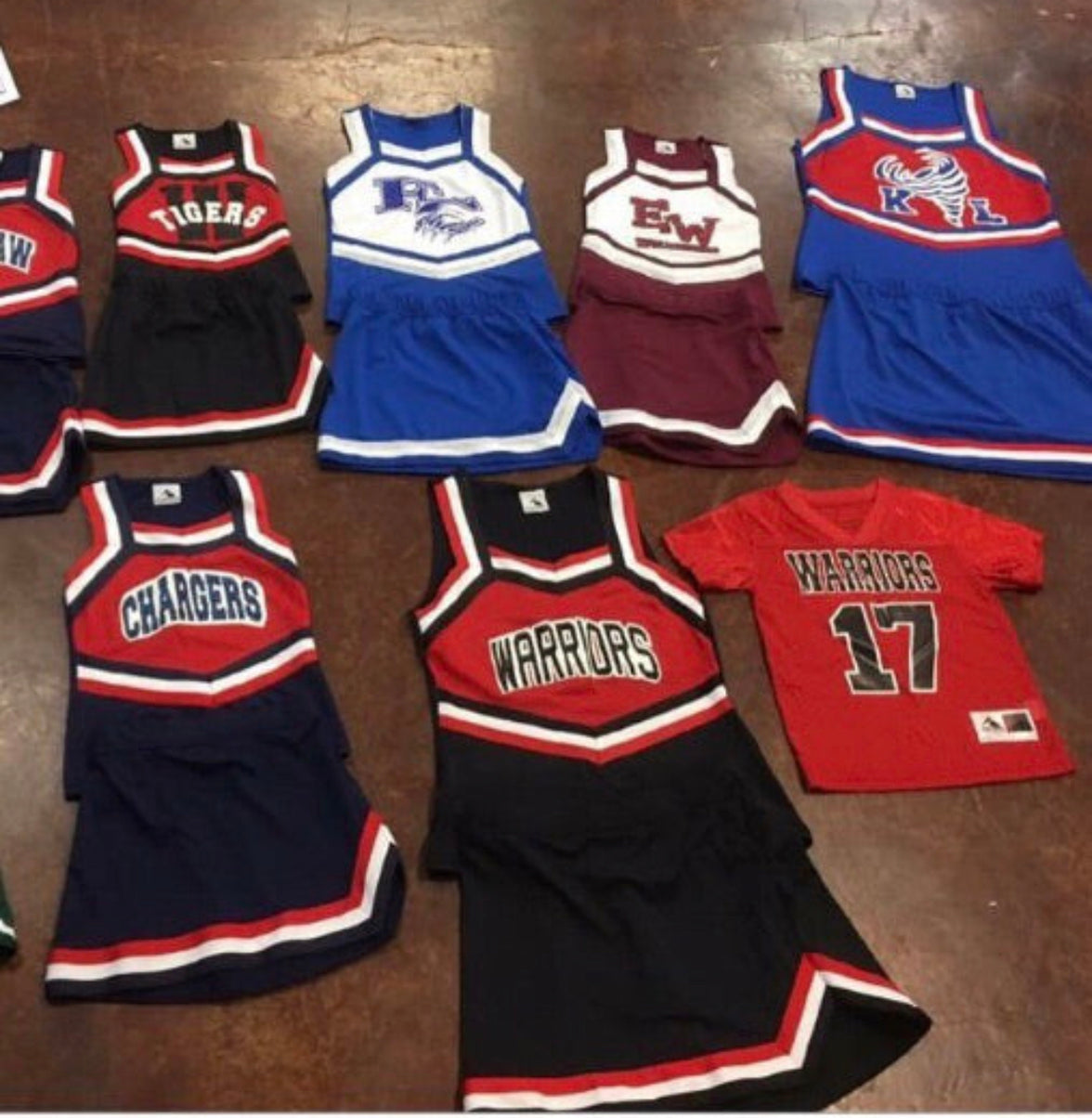 Girls Varsity Style Cheer Suits. If you don't see the size/color you n ...