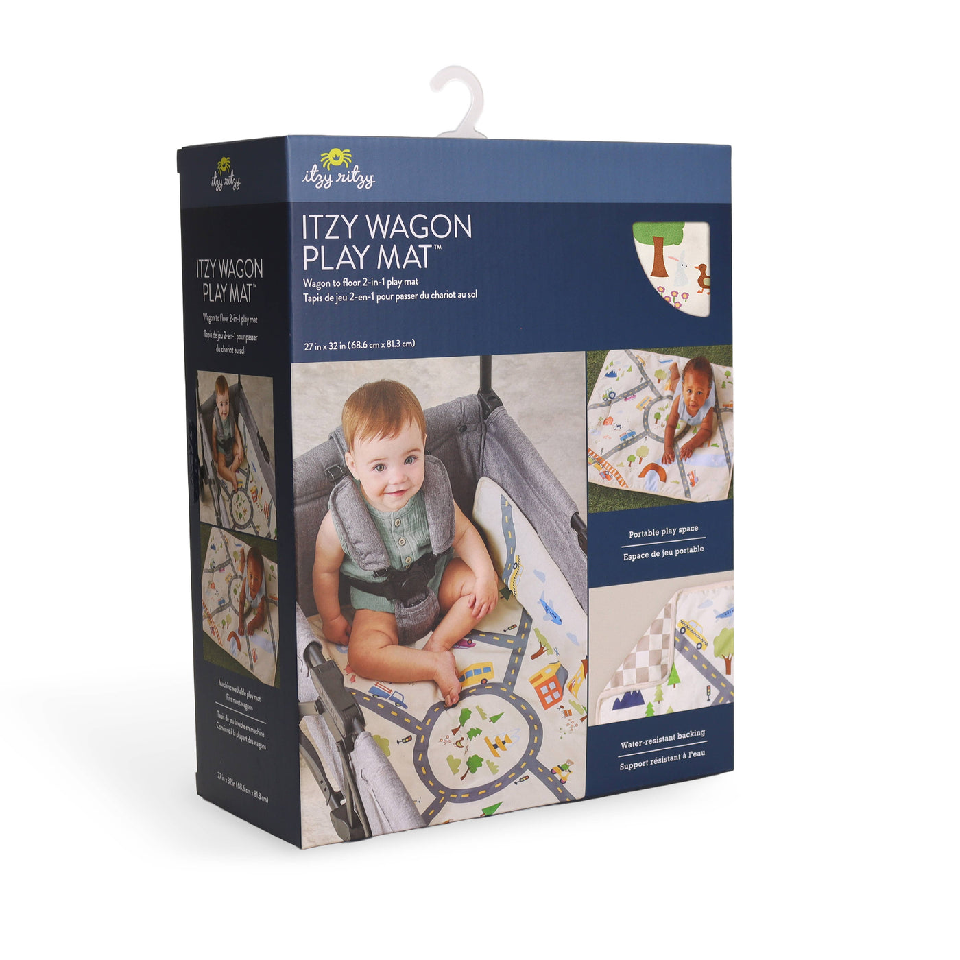Itzy Wagon Play Mat™ — Barlow Blue