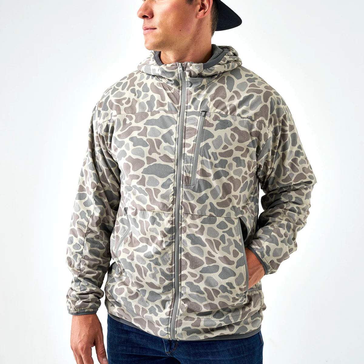Classic Deer Camo Powder Ridge Jacket by Burlebo — Barlow Blue