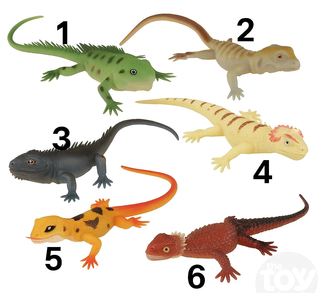 14” Plastic Lizards — Barlow Blue