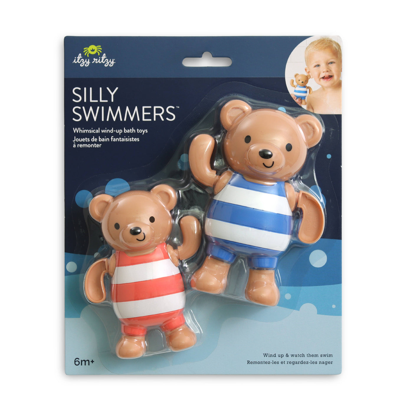 Silly Swimmers™ Bath Toys- Set of 2 — Barlow Blue