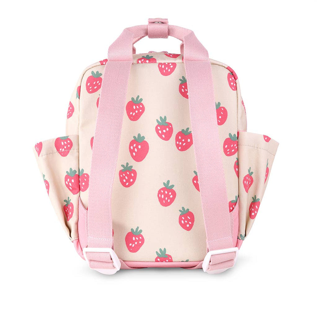 Itzy Bitzy Backpack: Strawberries & Cream — Barlow Blue