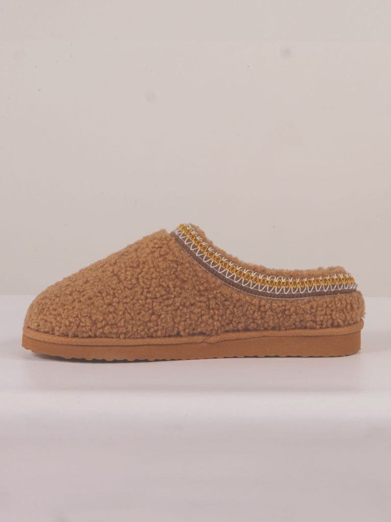 Simply Southern Brown Sherpa Slippers — Barlow Blue