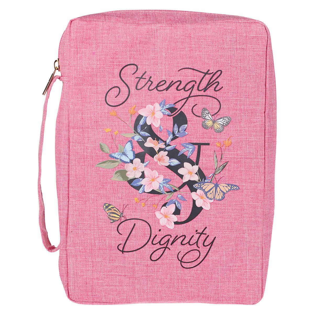 Strength & Dignity Pink Bible Cover — Barlow Blue